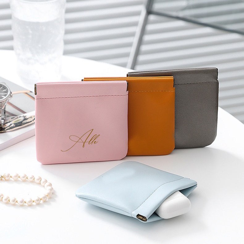 Faux Leather Clip Pouch – Amusse